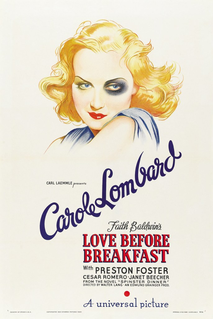 Love Before Breakfast (1936) – The Blonde at the Film