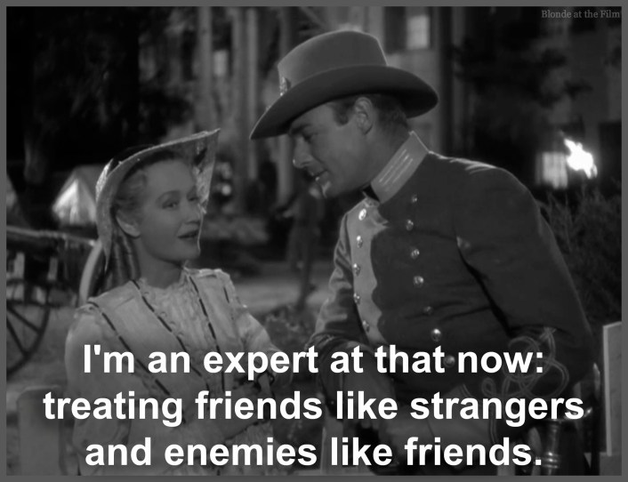 Virginia City (1940) – The Blonde at the Film