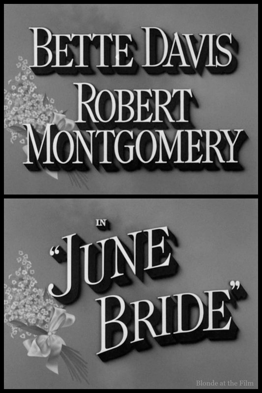 June Bride Titles – The Blonde at the Film