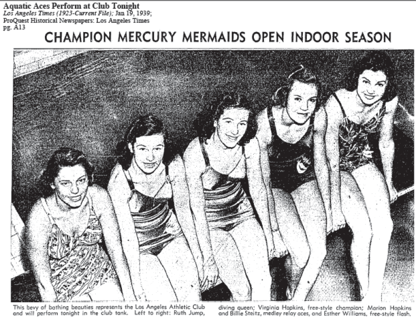 History Through Hollywood: Esther Williams, swimmer – The Blonde at the ...