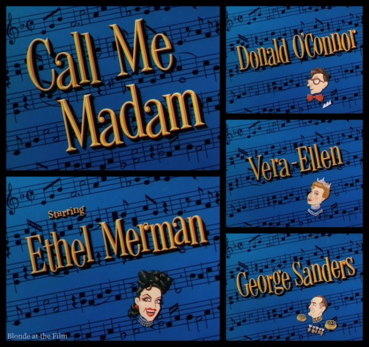 Call Me Madam (1953) – The Blonde at the Film