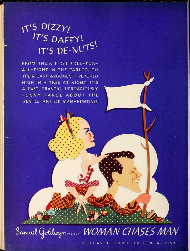 Woman Chases Man (1937) – The Blonde at the Film