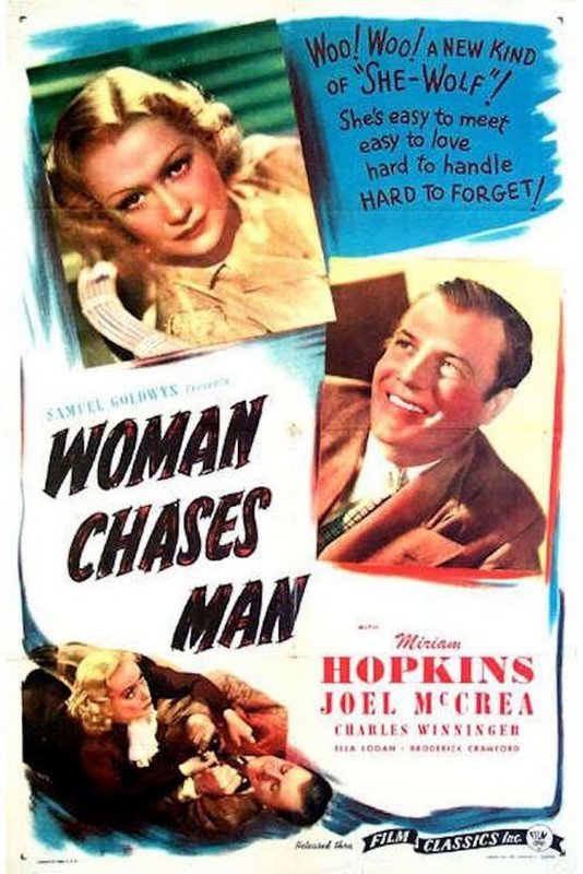 Woman Chases Man (1937) – The Blonde at the Film
