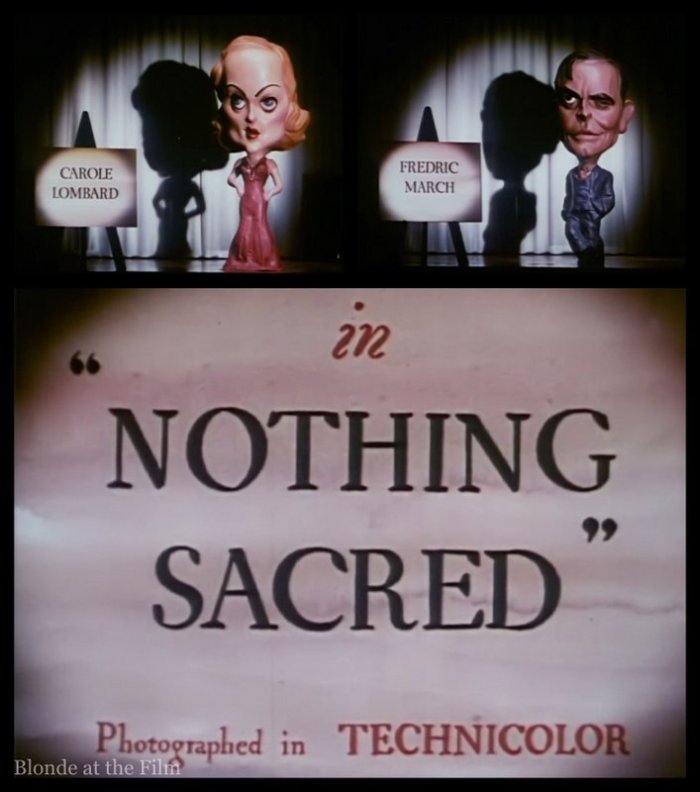 Nothing Sacred (1937) – The Blonde at the Film